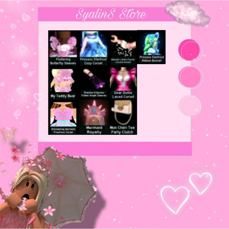 Jual Royale High Accessories MURAH | mermaid royalty,corset,bodice ...