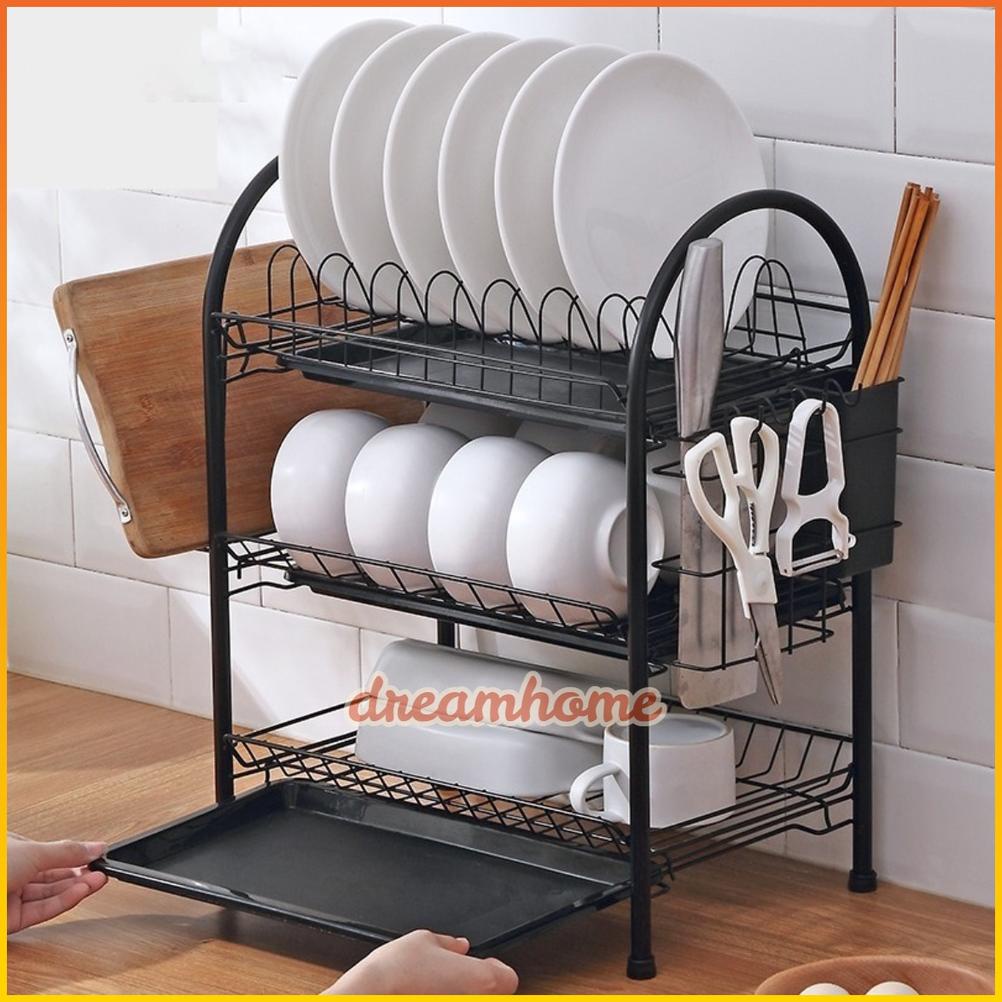 Jual RAK PIRING STAINLESS 2 SUSUN LAYER 2 TIER DISH DRAINER RAK PIRING ...