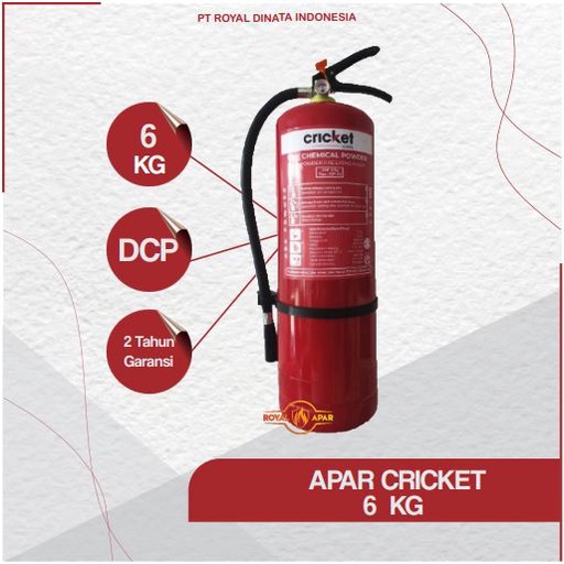 Jual APAR 6 KG CRICKET SAFETY / APAR ABC POWDER 6 KG/ ALAT PEMADM API 6 ...