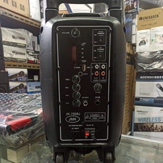 Jual Speaker Portable JMK JK-7808J 8inch | Shopee Indonesia
