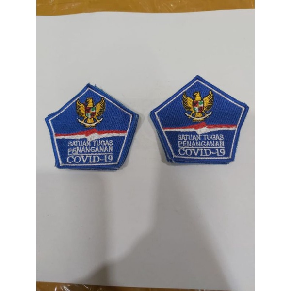 Jual LOGO GUGUS TUGAS PENANGANAN COVID - 19 BORDIR KOMPUTER | Shopee Indonesia