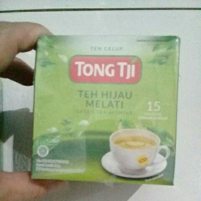 Tong Tji Green Tea Jasmine 1 pack isi 30 gram ( Tea Bag/ Teh Celup dgn ...