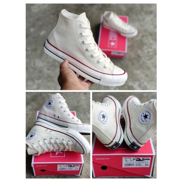 Jual Cod sepatu converse 70s tinggi putih Converse Allstar Putih Hi ...