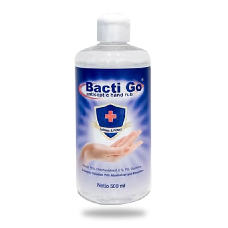 Bacti Go Antiseptic Hand Rub 500ml - Cairan Antiseptik/Hand Sanitizer ...