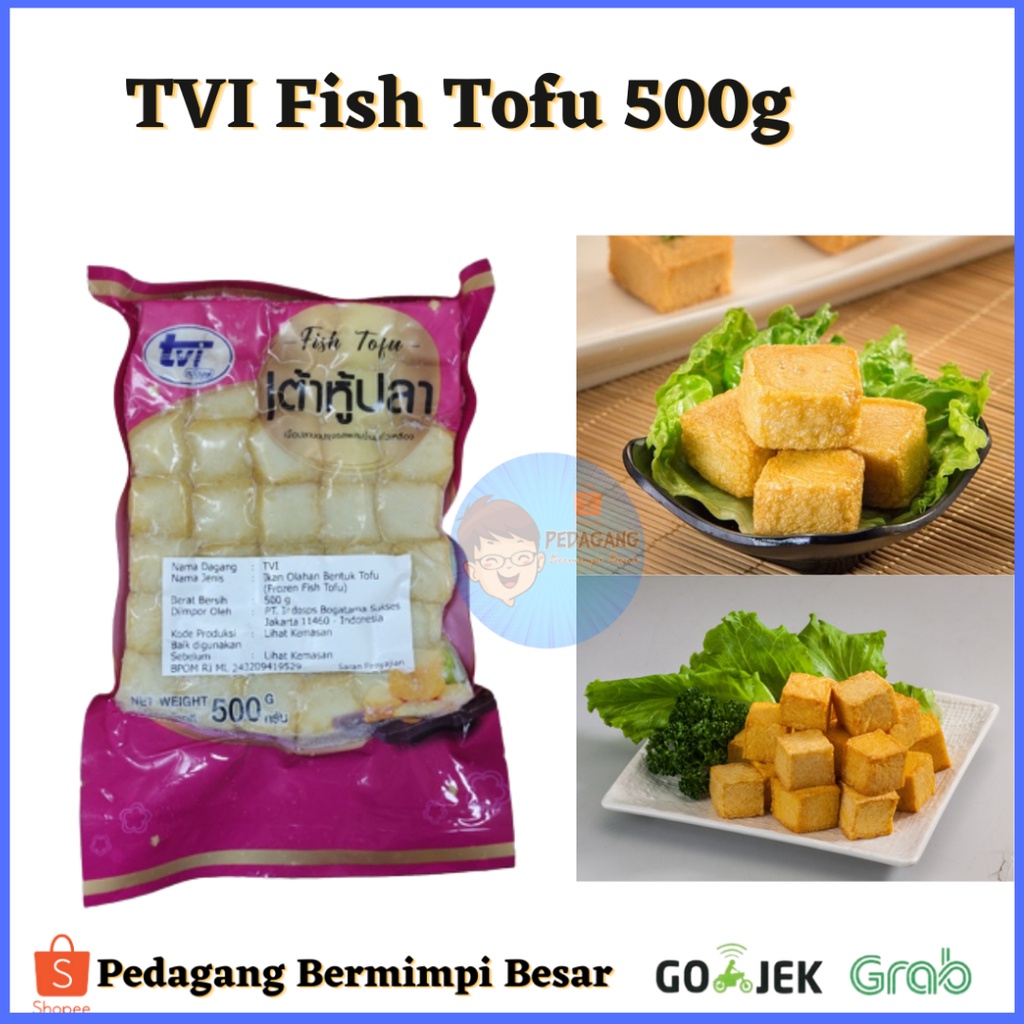 Jual TVI Fish Tofu | Ikan Olahan Bentuk Tahu 500gr | Shopee Indonesia