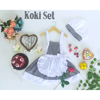 Jual KOSTUM CHEF CEWEK/KOSTUM KOKI CEWEK | Shopee Indonesia