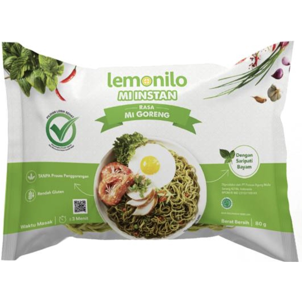 Jual Lemonilo Mie Goreng | Mie Instan Sehat | Mi Goreng | Shopee Indonesia