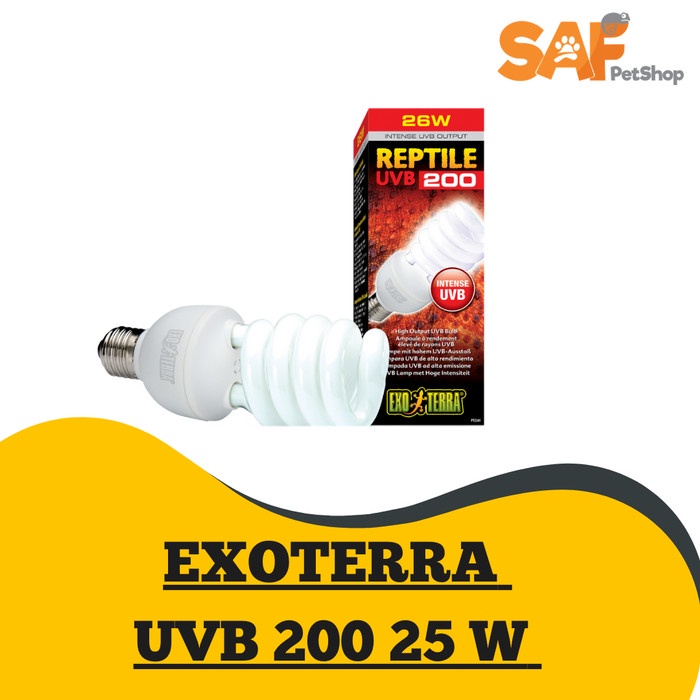 Jual LAMPU UVB EXOTERRA 200 25 W UNTUK KURA KURA MBD | Shopee Indonesia