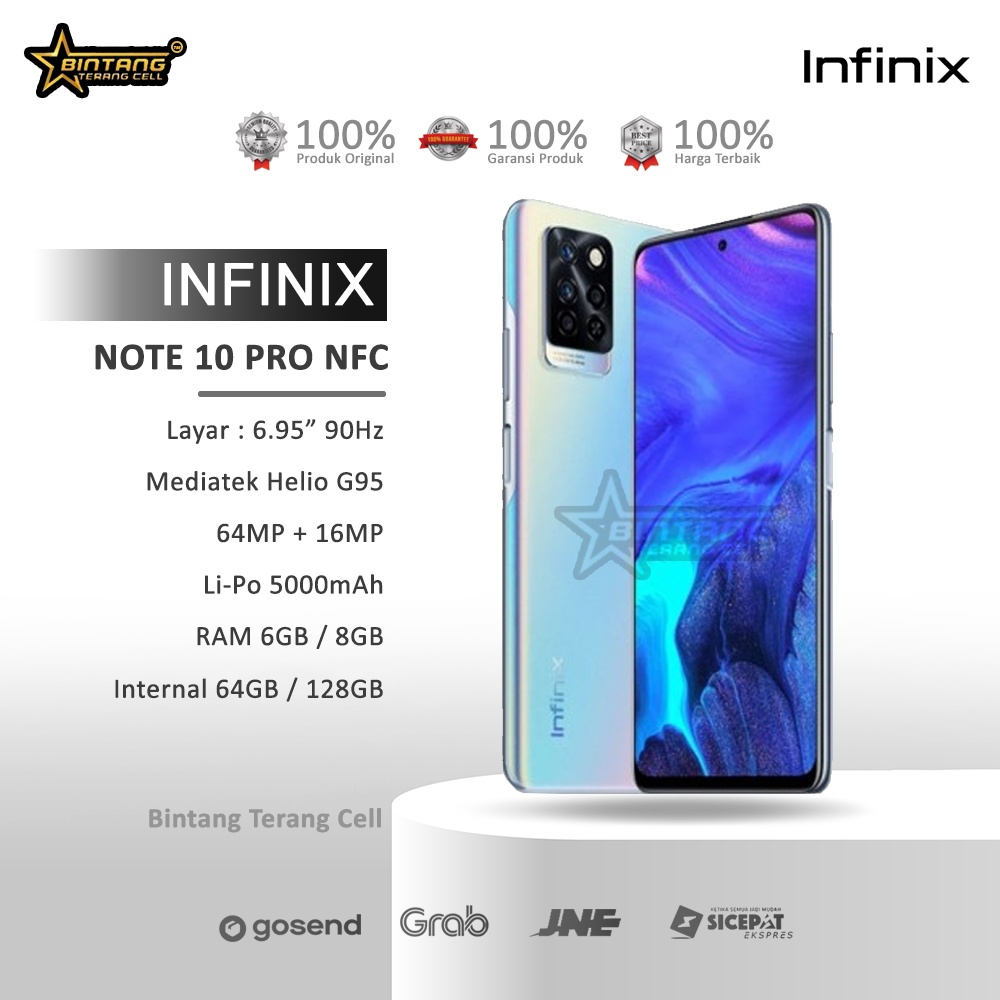 Jual INFINIX NOTE 10 PRO NFC RAM 6GB+64GB RAM 8GB+128GB GARANSI RESMI ...