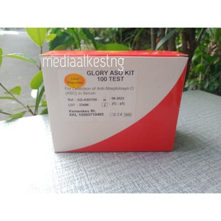 Jual REAGEN ASO KIT 100 TEST GLORY DIAGNOSTICS | Shopee Indonesia