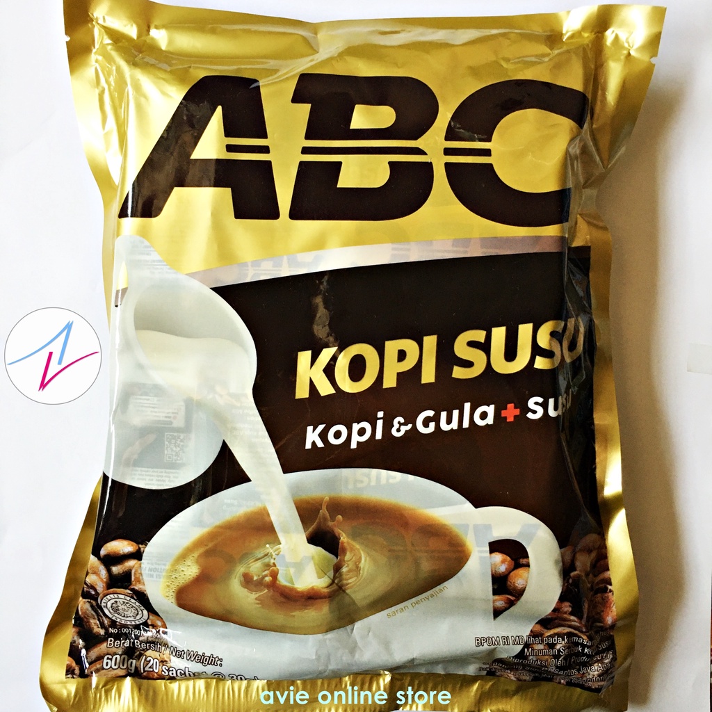 Jual ABC KOPI SUSU 1 BAG (20 X 30 GR) | Shopee Indonesia