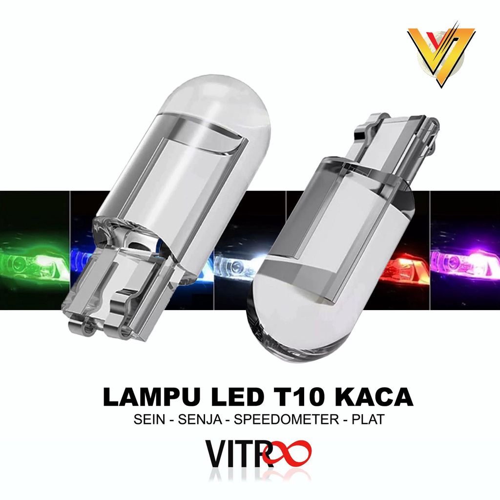 Jual LT01 - Lampu LED Sein Socket T10 Lampu LED Glass Kaca COB Kaca ...