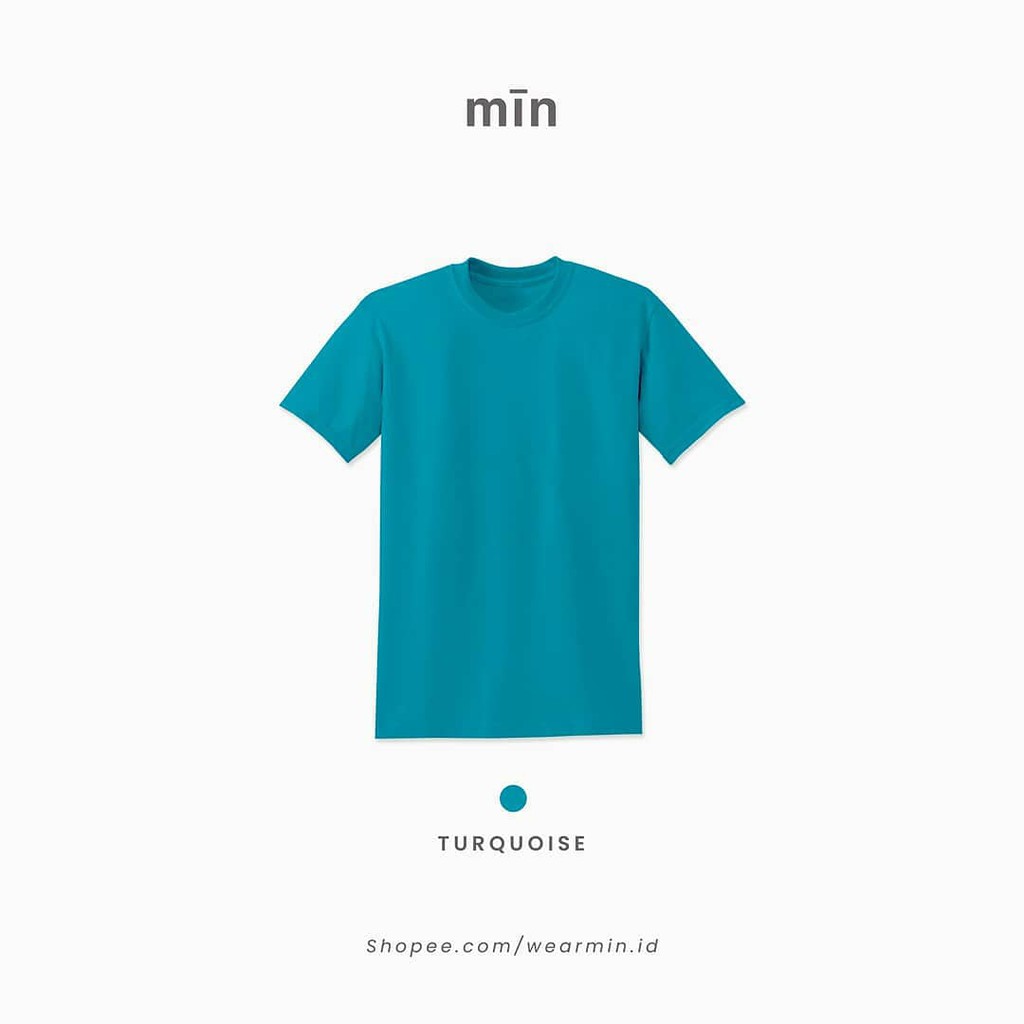 Baju Kosong Warna Turquoise - AmeliertParks
