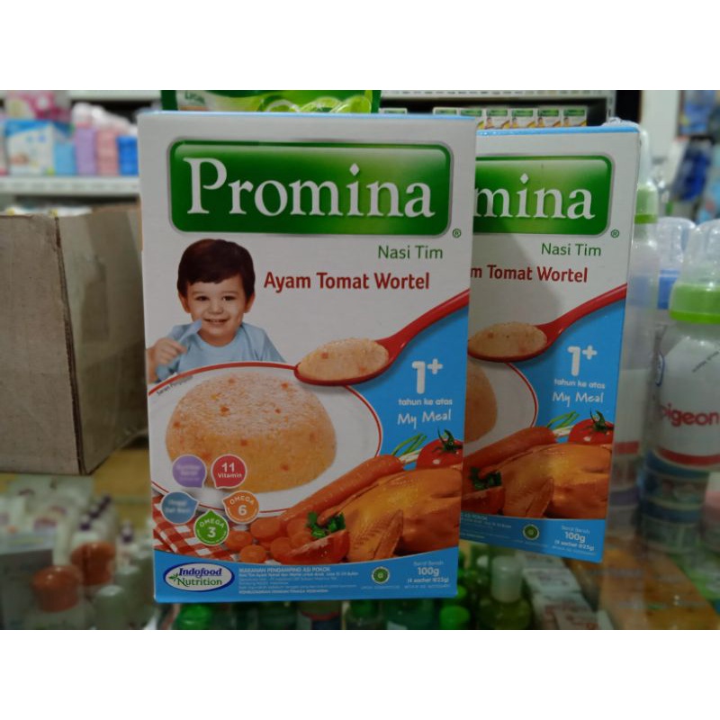 Jual Promina Nasi Tim Ayam Tomat Wortel 1+ 100g | Shopee Indonesia