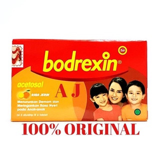 Jual Bodrexin Acetosal Rasa Jeruk - Obat Penurun Demam | Shopee Indonesia