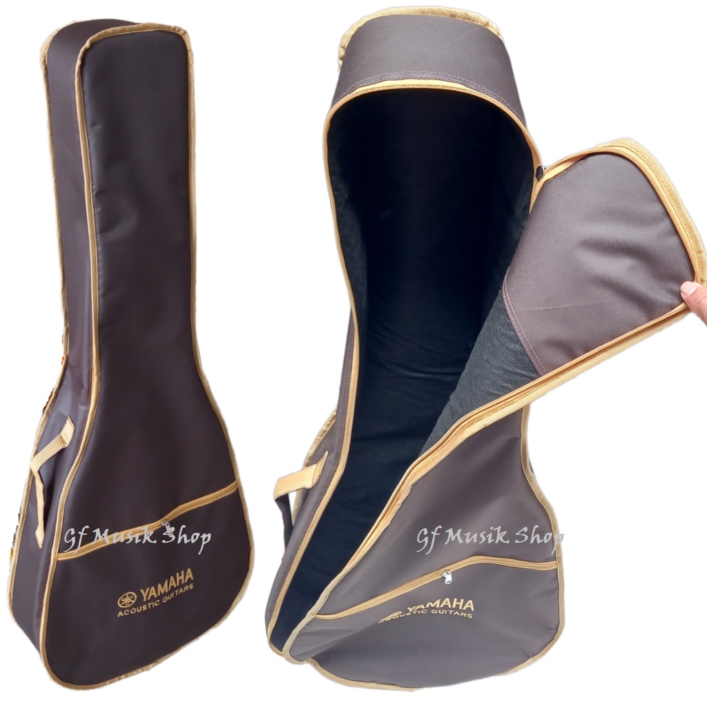 Jual Tas Gitar Yamaha Akustik Jumbo Warna Coklat Coffee Bahan Polyster ...