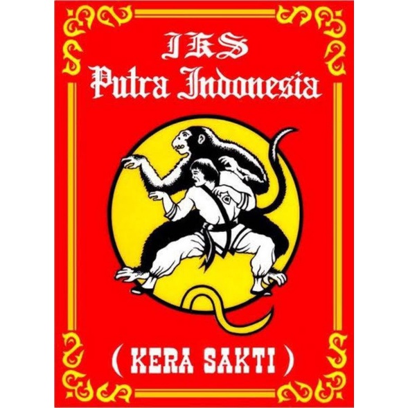 Jual Hiasan dinding poster IKSPI kera sakti plus bingkai ukuran 53x35 | Shopee Indonesia