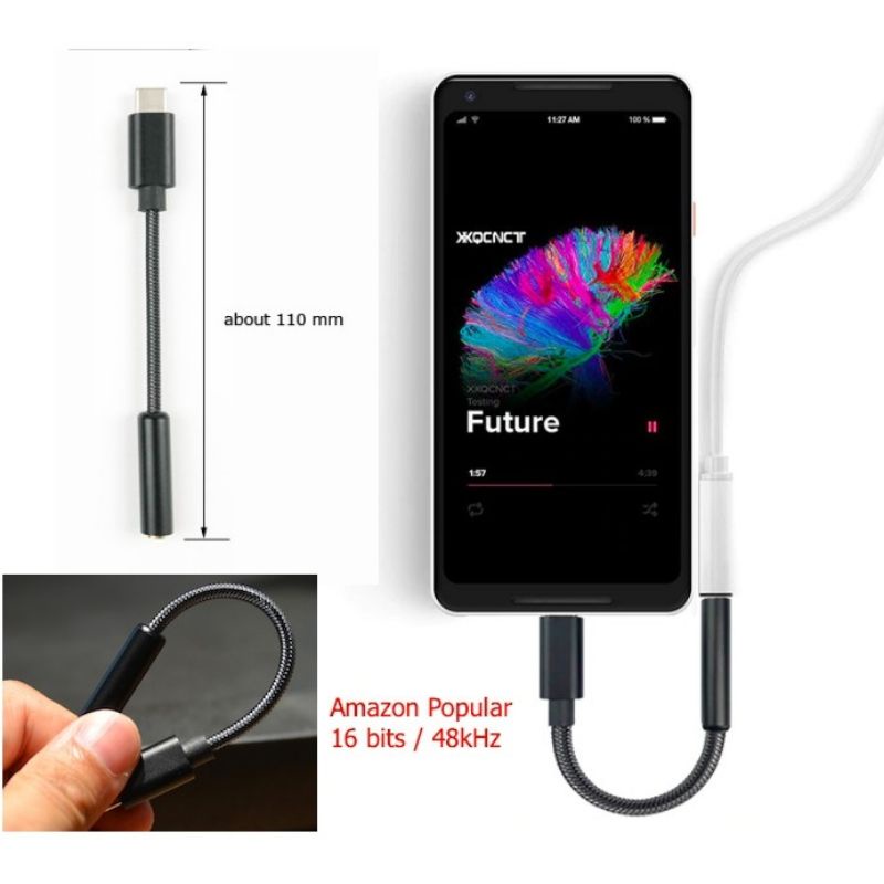 Jual Converter Jack Type C Meitu T9 Converter Type C Meitu T9 Audio ...