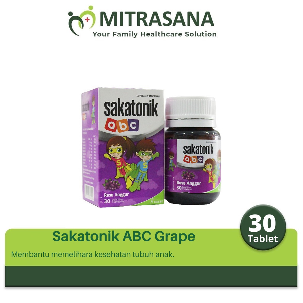 Jual Sakatonik ABC Grape - 30 Tablet - Membantu Memenuhi Kebutuhan ...
