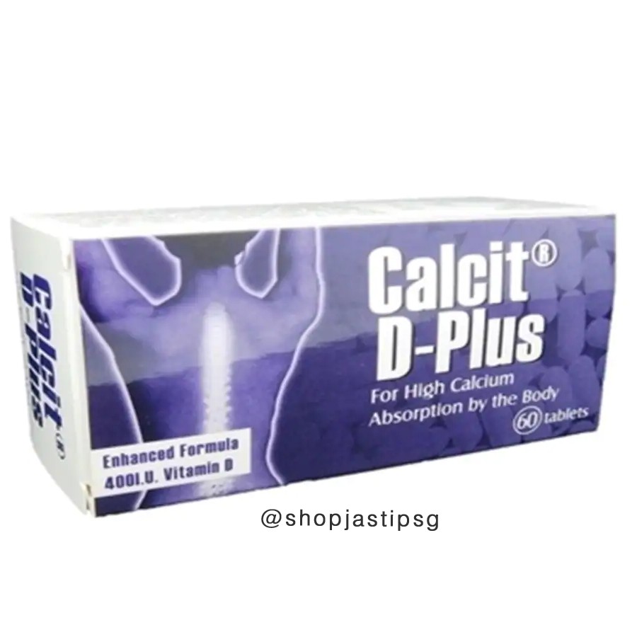 Jual Calcit D-Plus 60 tablets Singapore High Absorption Penyerapan ...