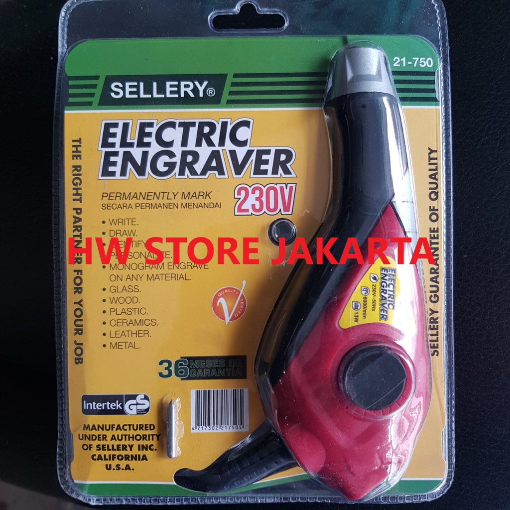 Jual ALAT GRAFIR UKIR / ELECTRIC ENGRAVING 230V SELLERY | Shopee Indonesia
