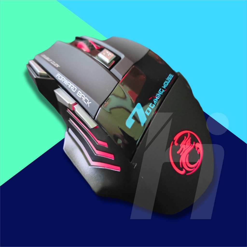 Jual Mouse Gaming X7 RGB Ergonomik 5500 Dpi Dengan 7 Button | Shopee ...