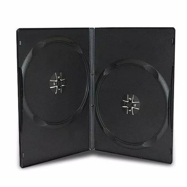 Case CD Casing DVD 9 MM GT Pro Black Tempat Simpan Kaset Double Dua CD ...