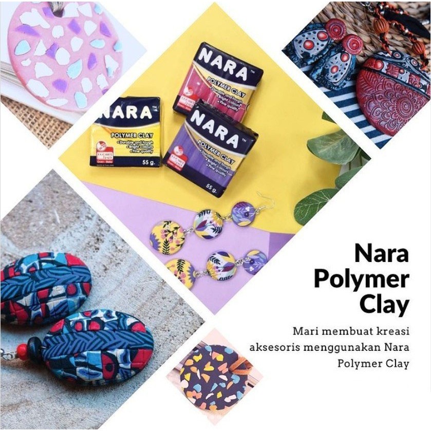 Jual NARA Polymer Clay Fresh Bahan Clay Sculpting Modeling Modelling ...