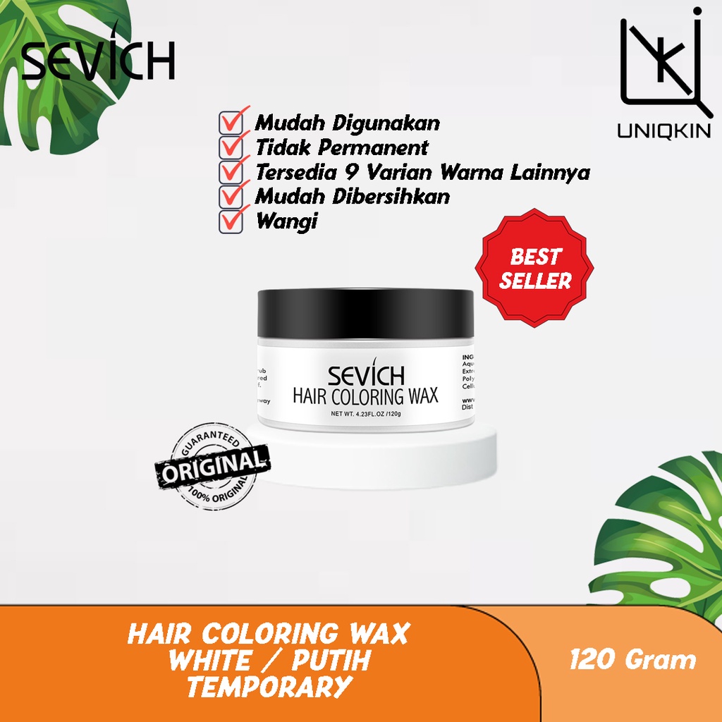 Jual Pomade Rambut Pria Hair Styling Clay Wax Temporary Sevich Colour ...