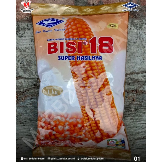 Jual Benih Jagung Super Hibrida Bisi 18 Isi 1Kg(Exp 05/2023) | Shopee ...
