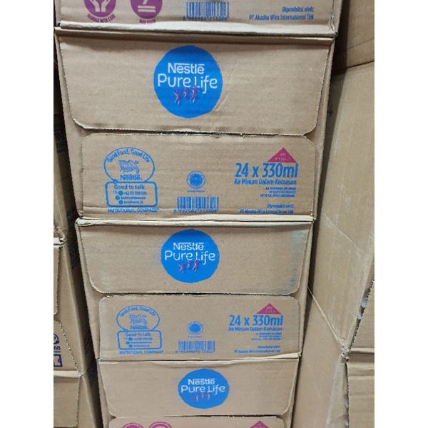 Jual Nestle Pure Life 24x330 ml | Shopee Indonesia