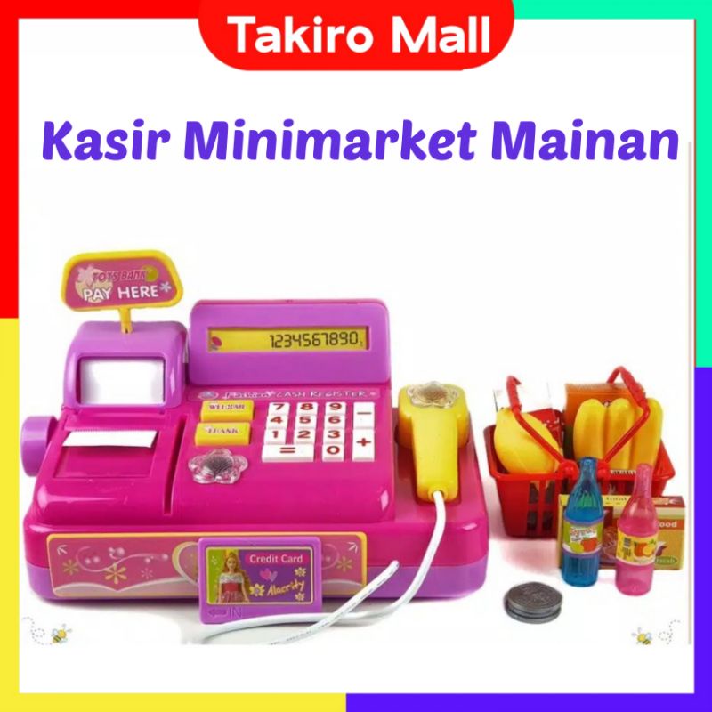 Jual Mainan Permainan Maenan Edukasi Cash Register Kasir Kasiran ...