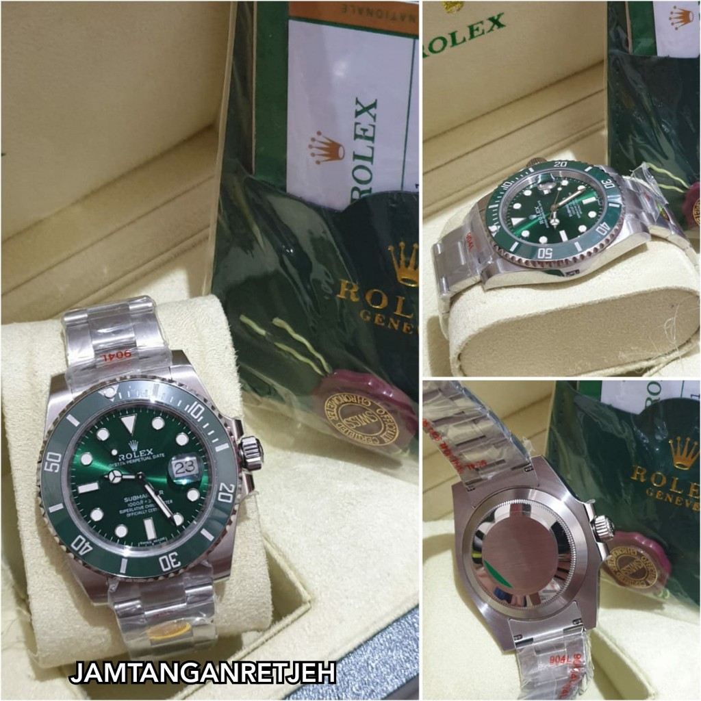 Jual JAM TANGAN PRIA ROLEX SUBMARINER AUTOMATIC MESIN SWISS | Shopee ...