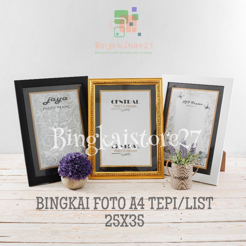 Jual BINGKAI FOTO A4 TEPI/LIST | Shopee Indonesia