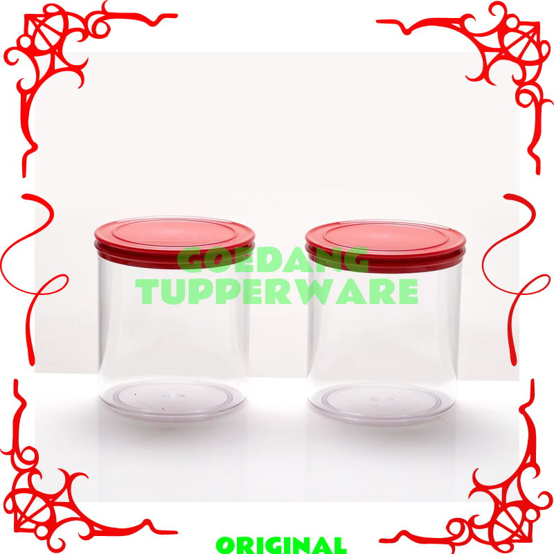 Jual Toples Snack Tupperware Original ANTI PECAH 2,7L - Toples Bening ...