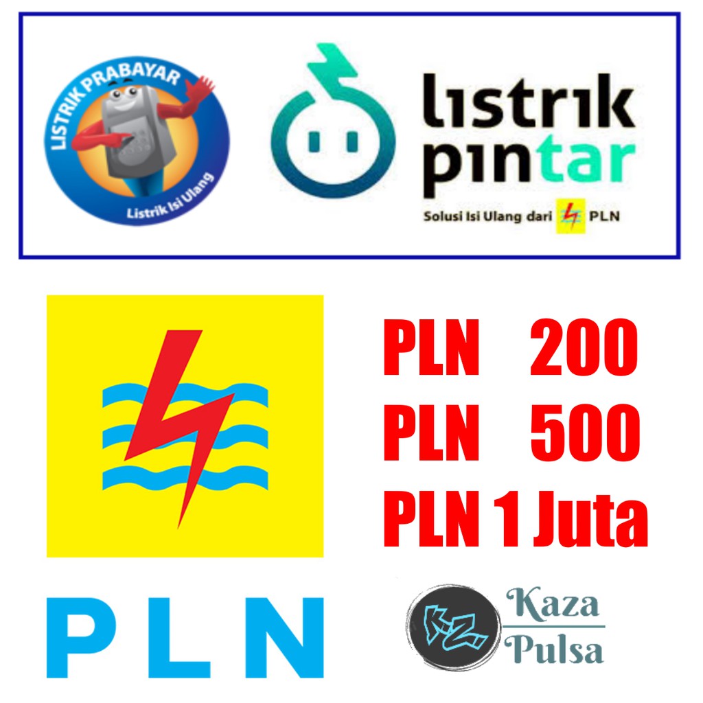 Jual Token PLN Listrik Pulsa 200 500 1 juta | Shopee Indonesia