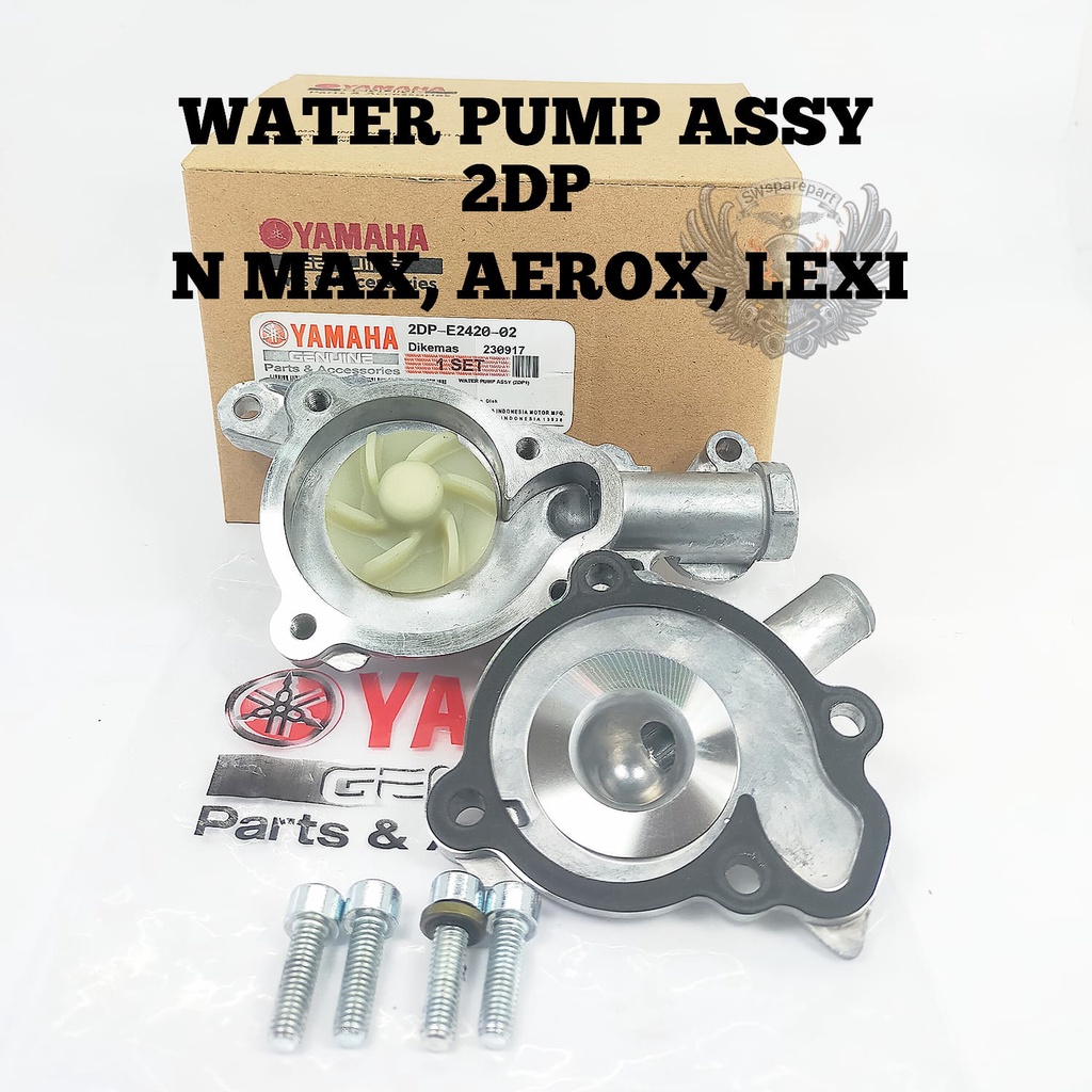 Jual WATER PUMP WATERPUMP ASSY YAMAHA 2DP N MAX AEROX LEXI KUALIATAS ASLI ORIGINAL ORI YAMAHA ...