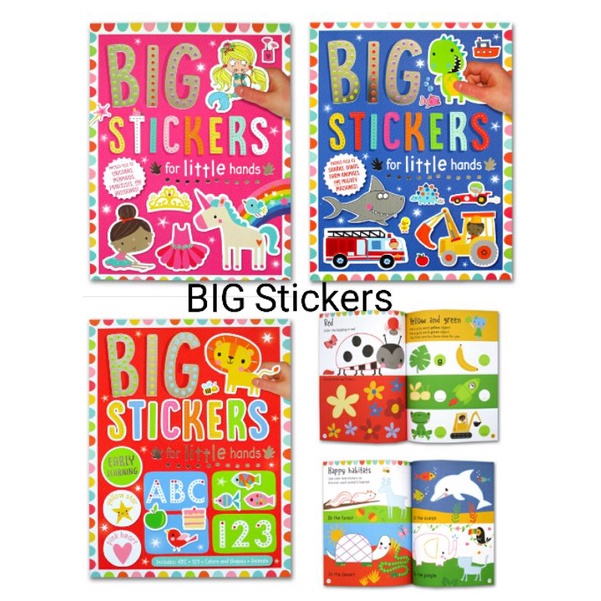 Jual BIG Sticker Activity Book - Big Stickers For Little Hands ( 64 ...