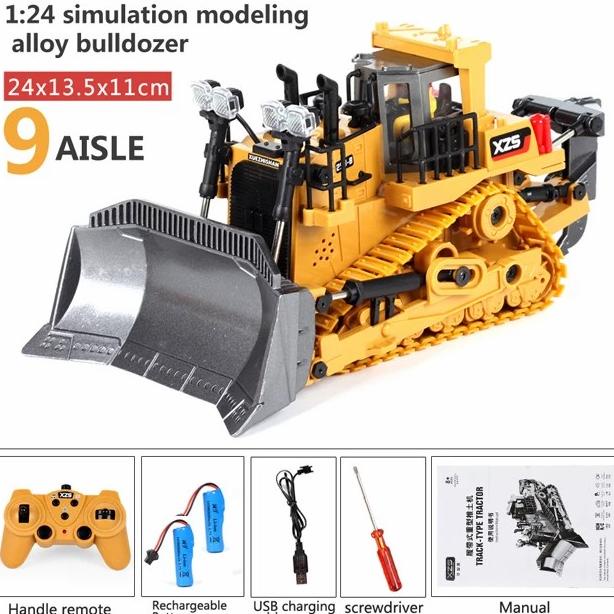 Jual RC ALAT BERAT BULLDOZER MAINAN REMOT CONTROL BULLDOZER TAMBANG ...