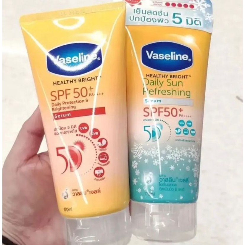 Jual Vaseline Serum Daily Protection SPF 50+ - 170ml | Shopee Indonesia