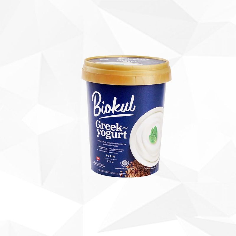 Jual Biokul Greek Yogurt - Plain [473 mL] | Shopee Indonesia