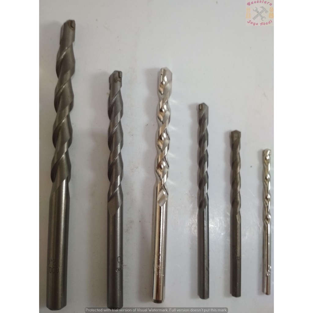 Jual MATA BOR BETON/TEMBOK Ukuran 4mm - 12mm Indonesia|Shopee Indonesia