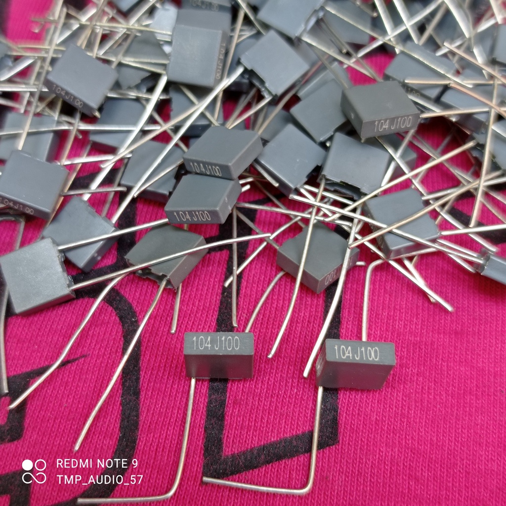 Jual Kapasitor MKM 104 100 nF capacitor MKM 100nf Capasitor 0.1 uf | Shopee Indonesia