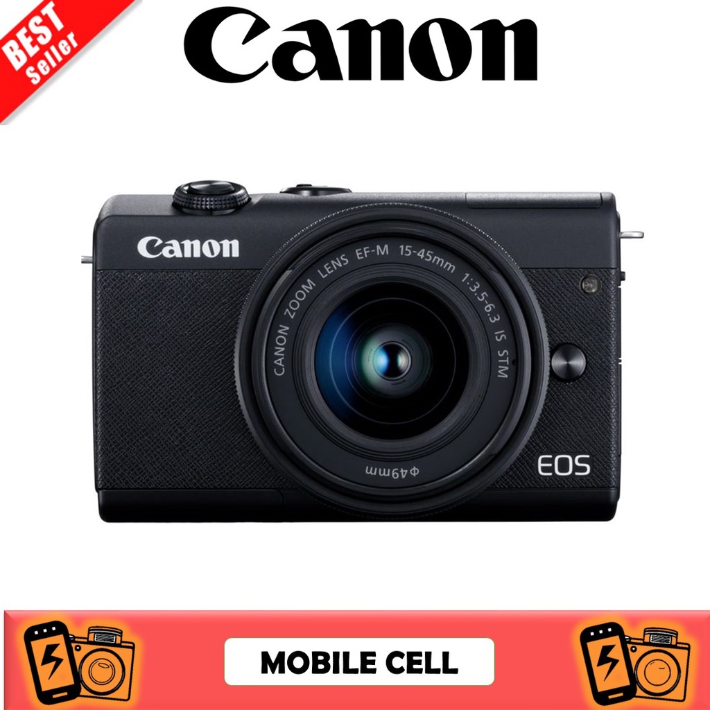Jual Canon EOS M200 Lens EF-M15-45mm | Shopee Indonesia