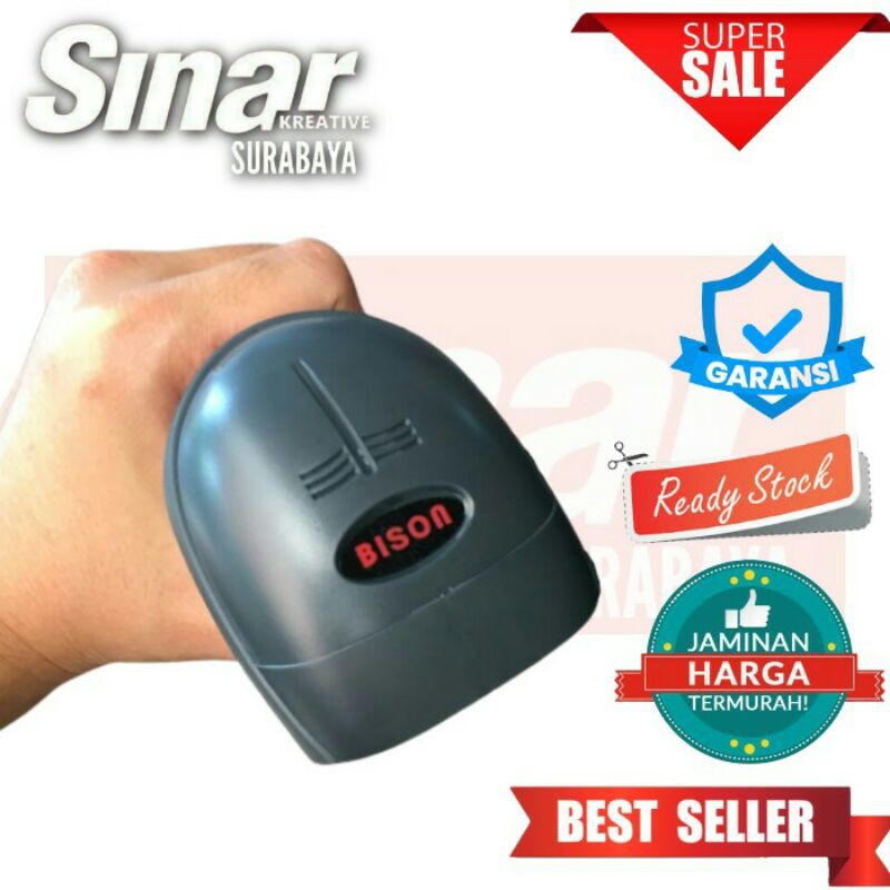 Jual BARCODE SCANNER 1D LASER AUTO SCAN - BISON ( WITH STAND ) | Shopee ...