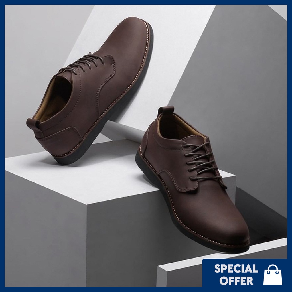 BRIDGE BROWN - Sepatu Pria Semi Formal Casual Kerja Kantor Kuliah ...