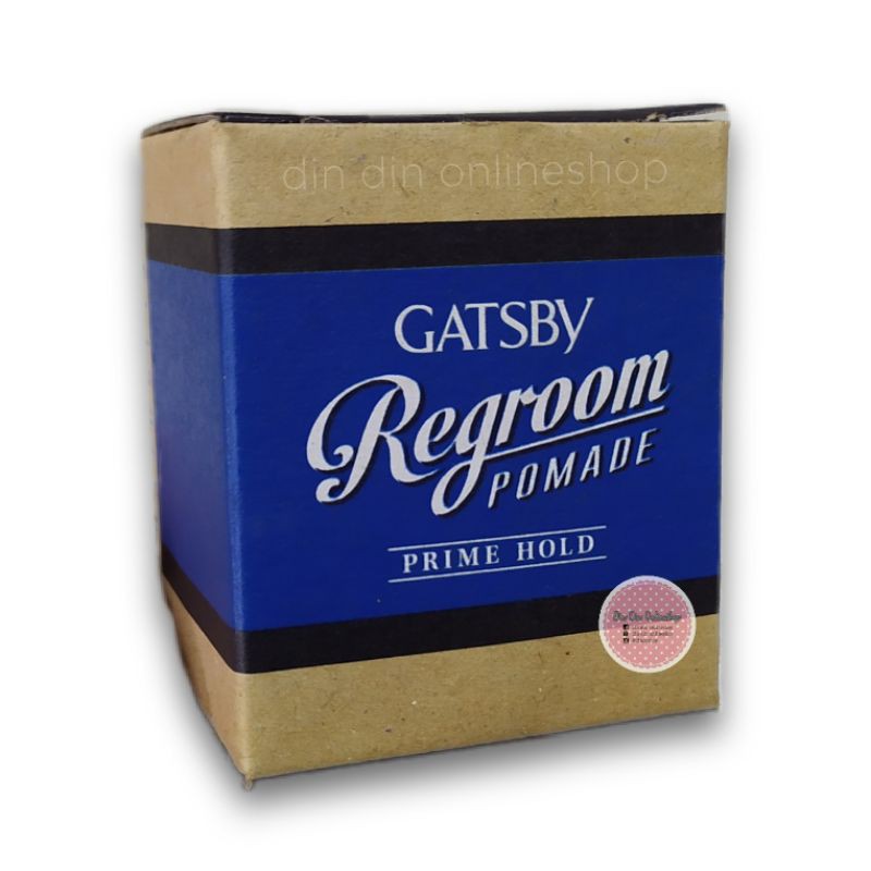 Jual POMADE GATSBY REGROOM Biru - Premium - Prime Hold - Water Base ...