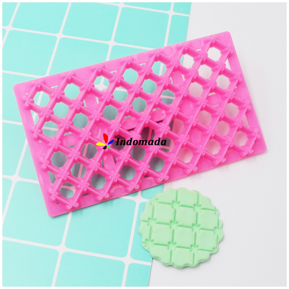 Jual Indomada Quilting Embosser Fondant Stamp Cutter Bunga 4 Kelopak ...