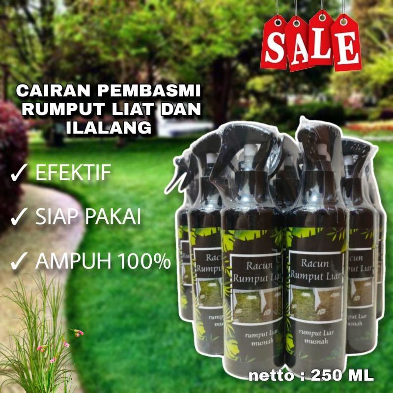 Jual SIAP PAKAI CAIRAN PEMBASMI RUMPUT DAN GULMA 250ML | Shopee Indonesia