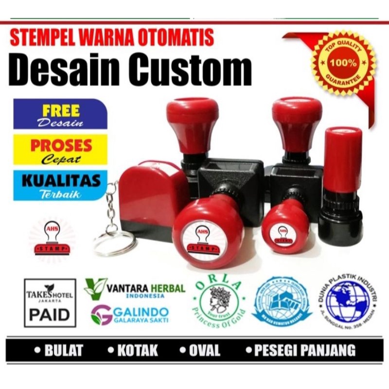 Jual CETAK STEMPEL CUSTOM OTOMATIS STEMPEL FLASH CETAK Indonesia|Shopee Indonesia